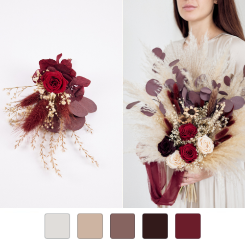 Romantic marsala - DecorFlowerBar – Decorflowerbar