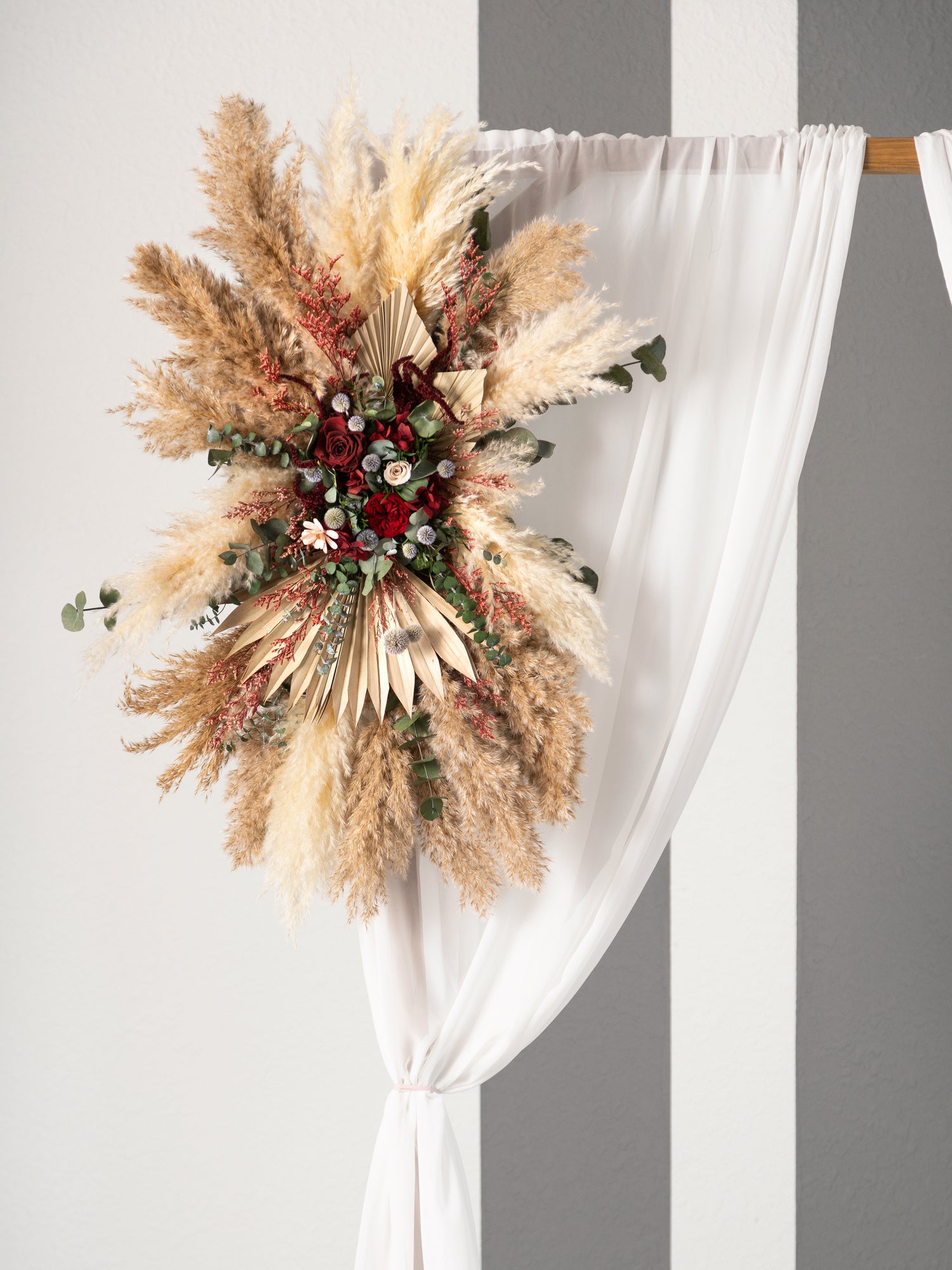 Marsalo Arch With Greenery - DecorFlowerBar – Decorflowerbar